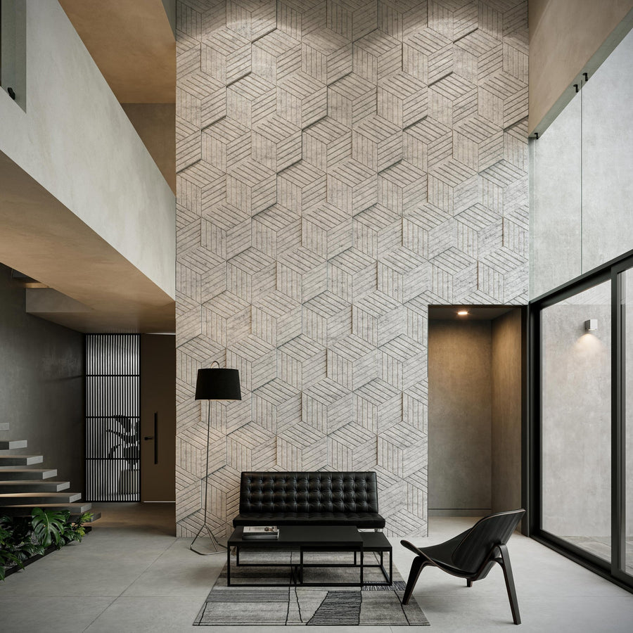Acoustic Panels | Corrugate Wide HarmonyCARV Acoustic Felt Wall Panels ...
