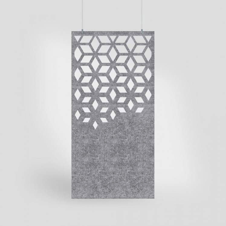 Jig Cutaway HarmonyDIVDR Acoustic Felt Hanging Divider | Acoustic Wall ...