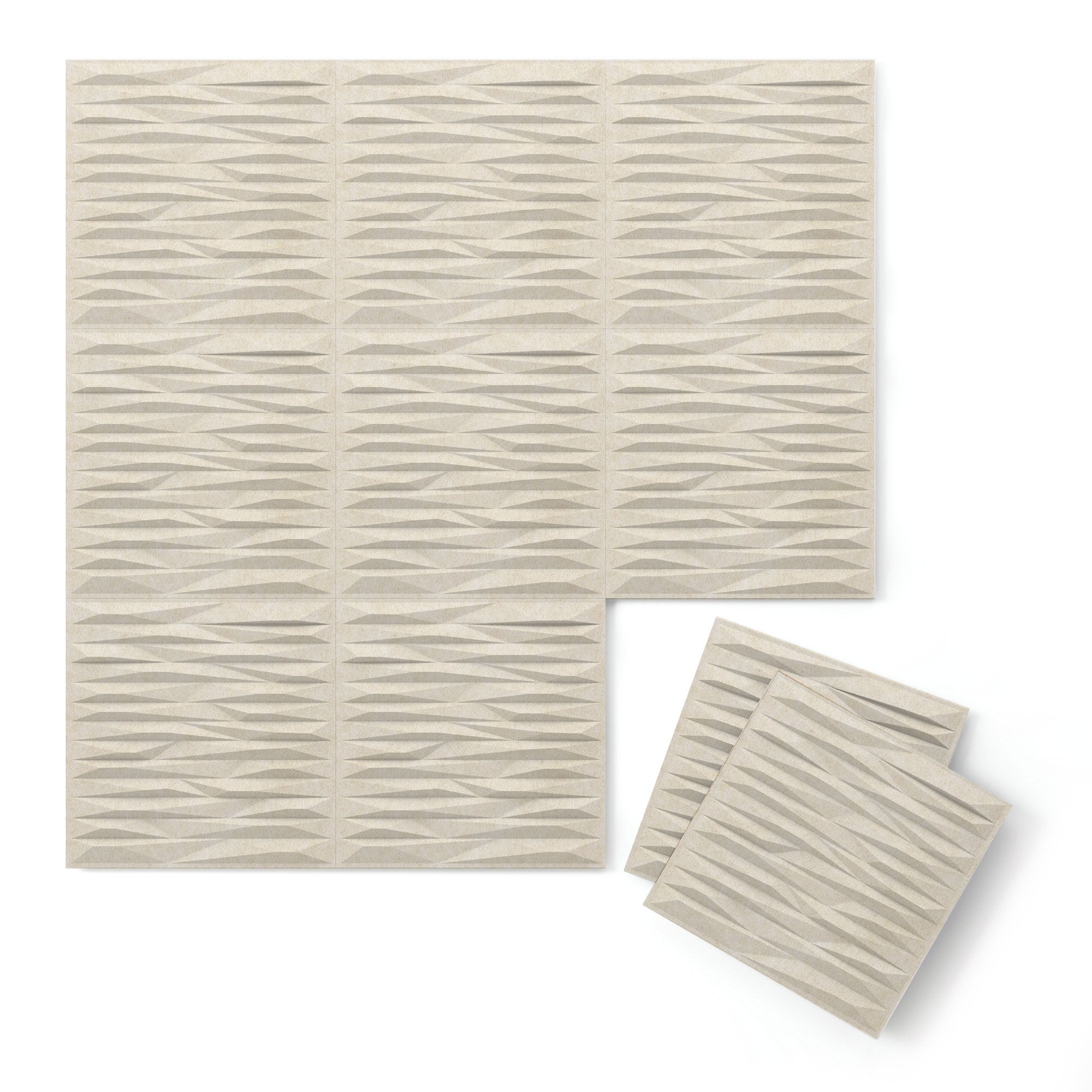 Acoustic Panels | 3D Wall Panels | Split Harmony3D Acoustic Felt Wall ...