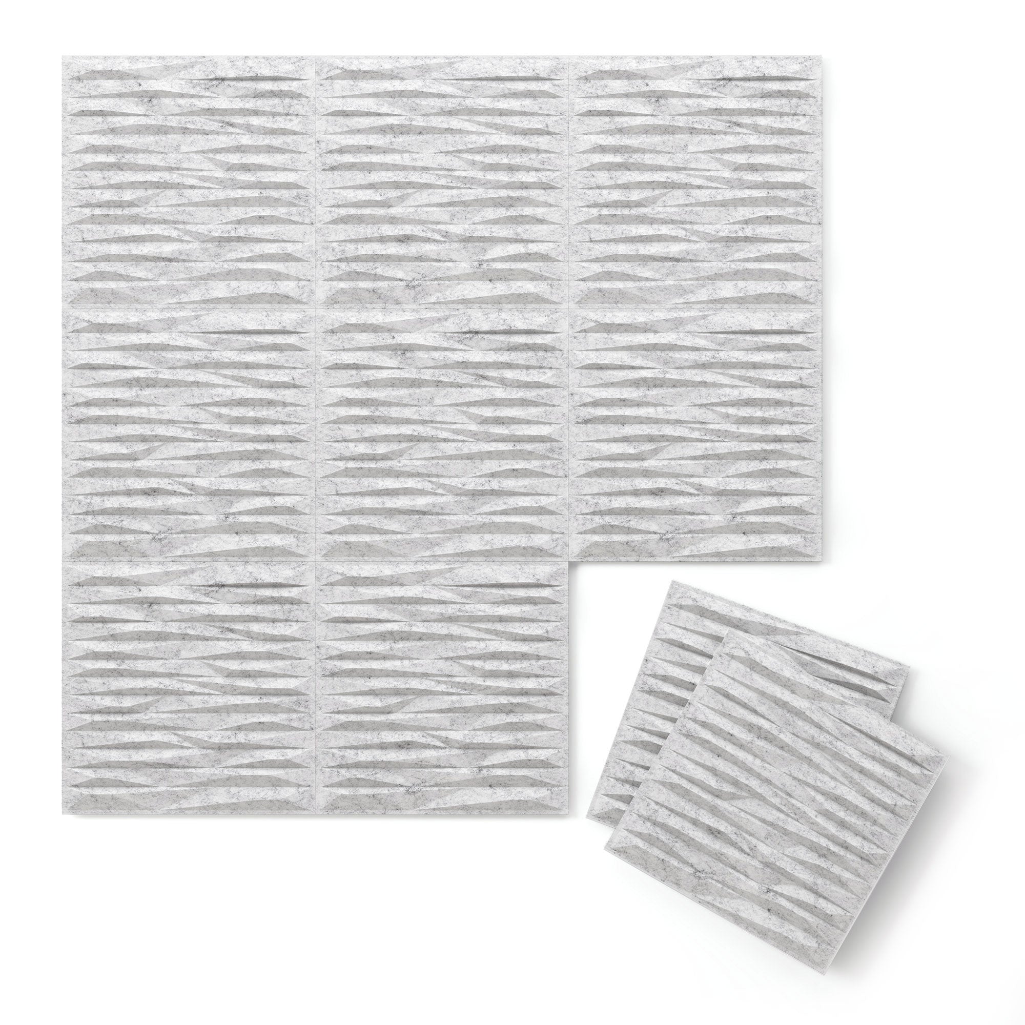 Acoustic Panels | 3D Wall Panels | Split Harmony3D Acoustic Felt Wall ...